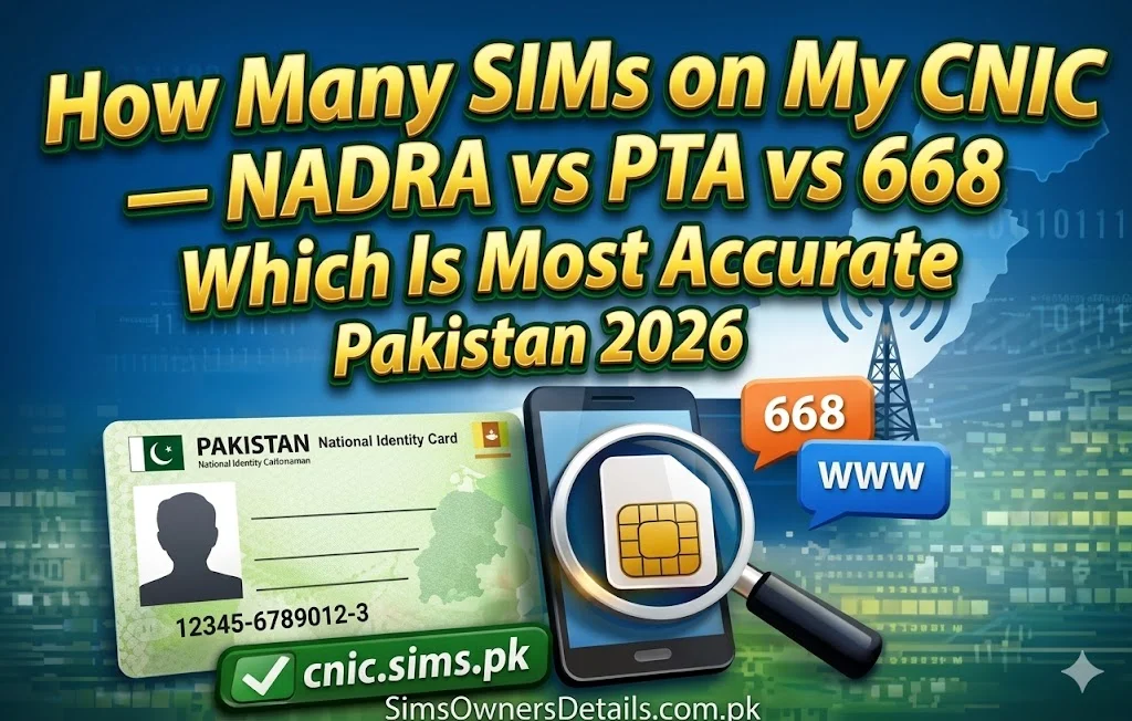 How to Block Unauthorized SIMs on Your CNIC Pakistan 2026 — Step by ...