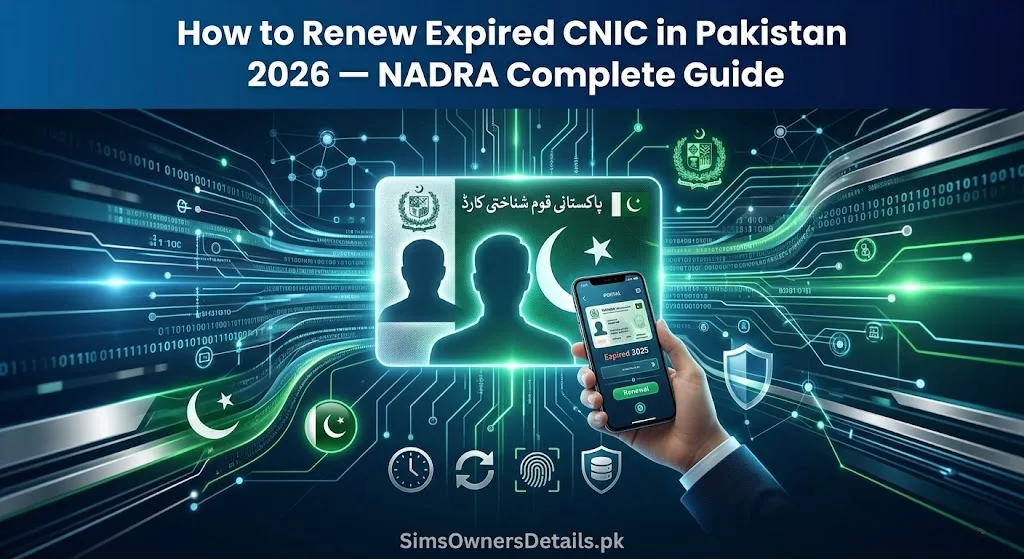 How to Renew Expired CNIC in Pakistan 2026 — NADRA Complete Guide